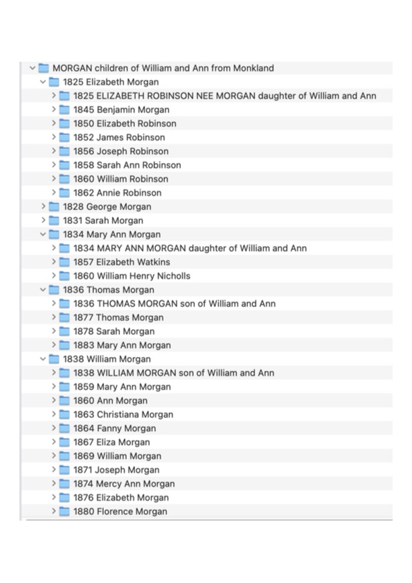 William Morgan Family - brother of convict John Morgan - Coming Soon ...