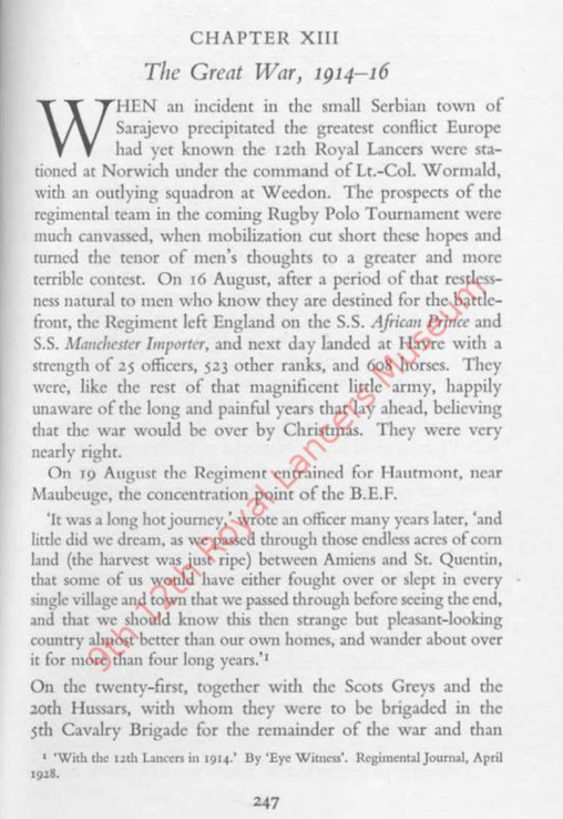 Military 1914 Thomas Bell 19th August depart Norwich | Family History ...